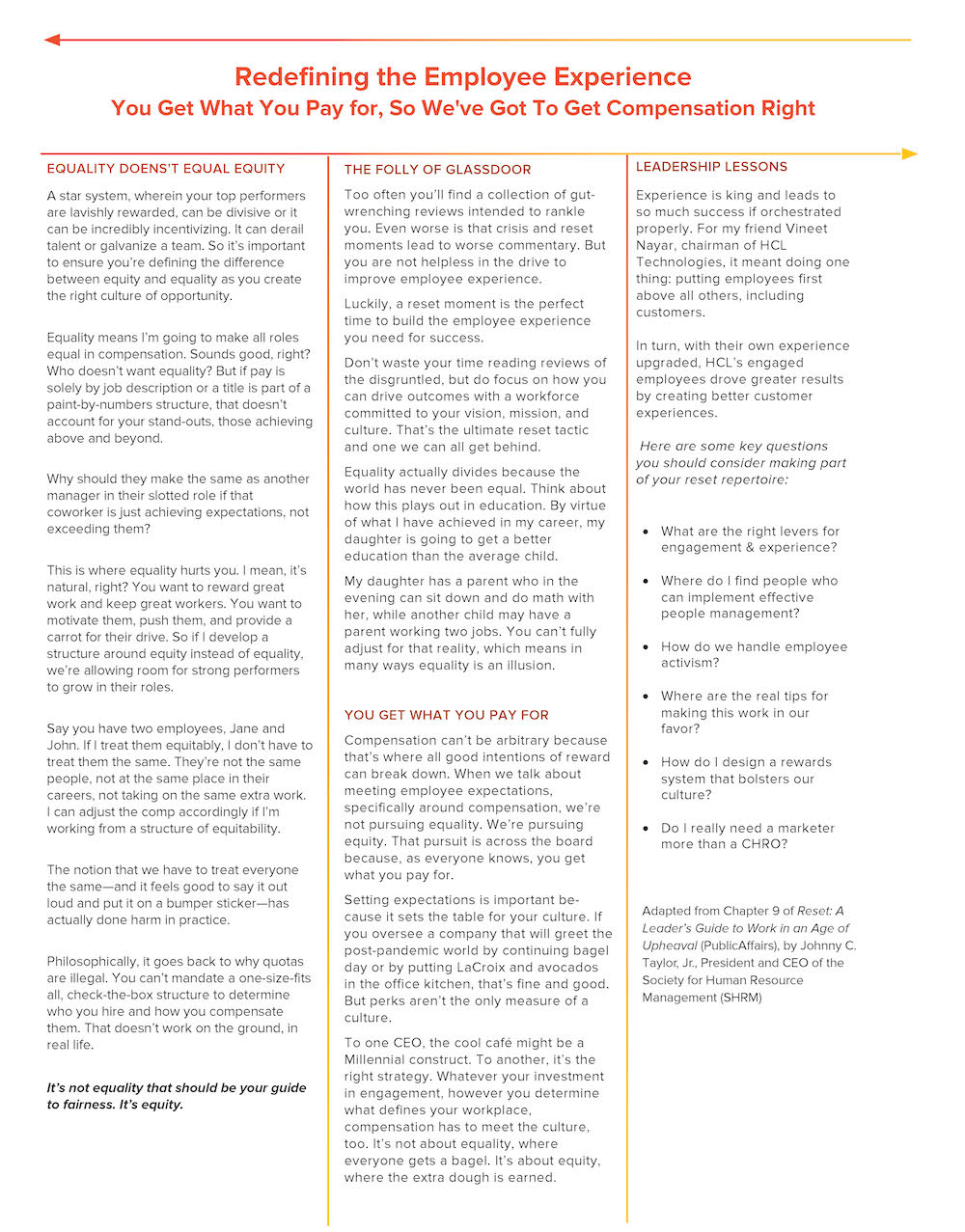 Redefining the Employee Experience - HRProfessionalsMagazine