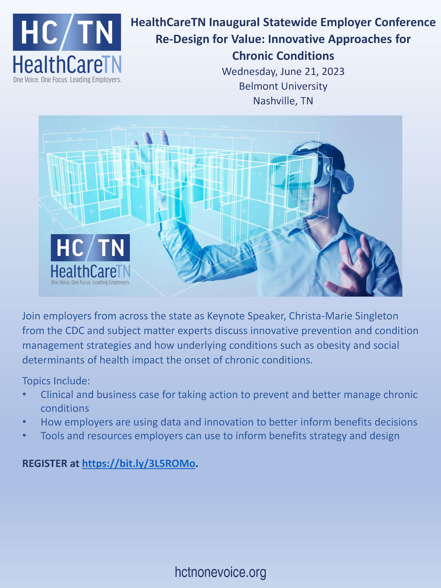 HealthCare TN Inaugural Statewide Conference at Belmont University in ...