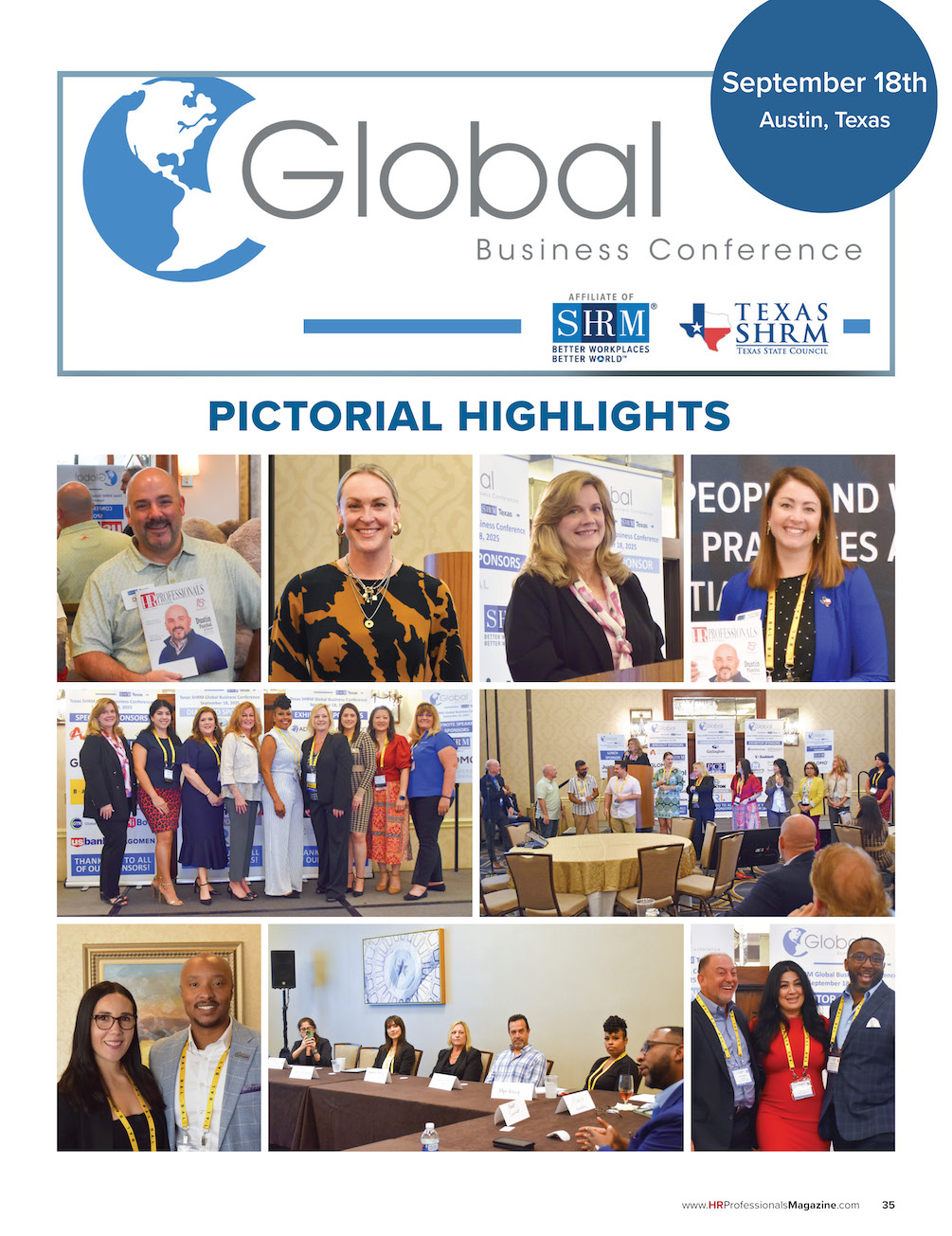 Highlights from TX SHRM Global Business Conference in Austin September ...