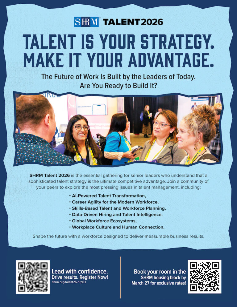 SHRM Talent 2026 in Dallas, TX, April 19-22 - HRProfessionalsMagazine