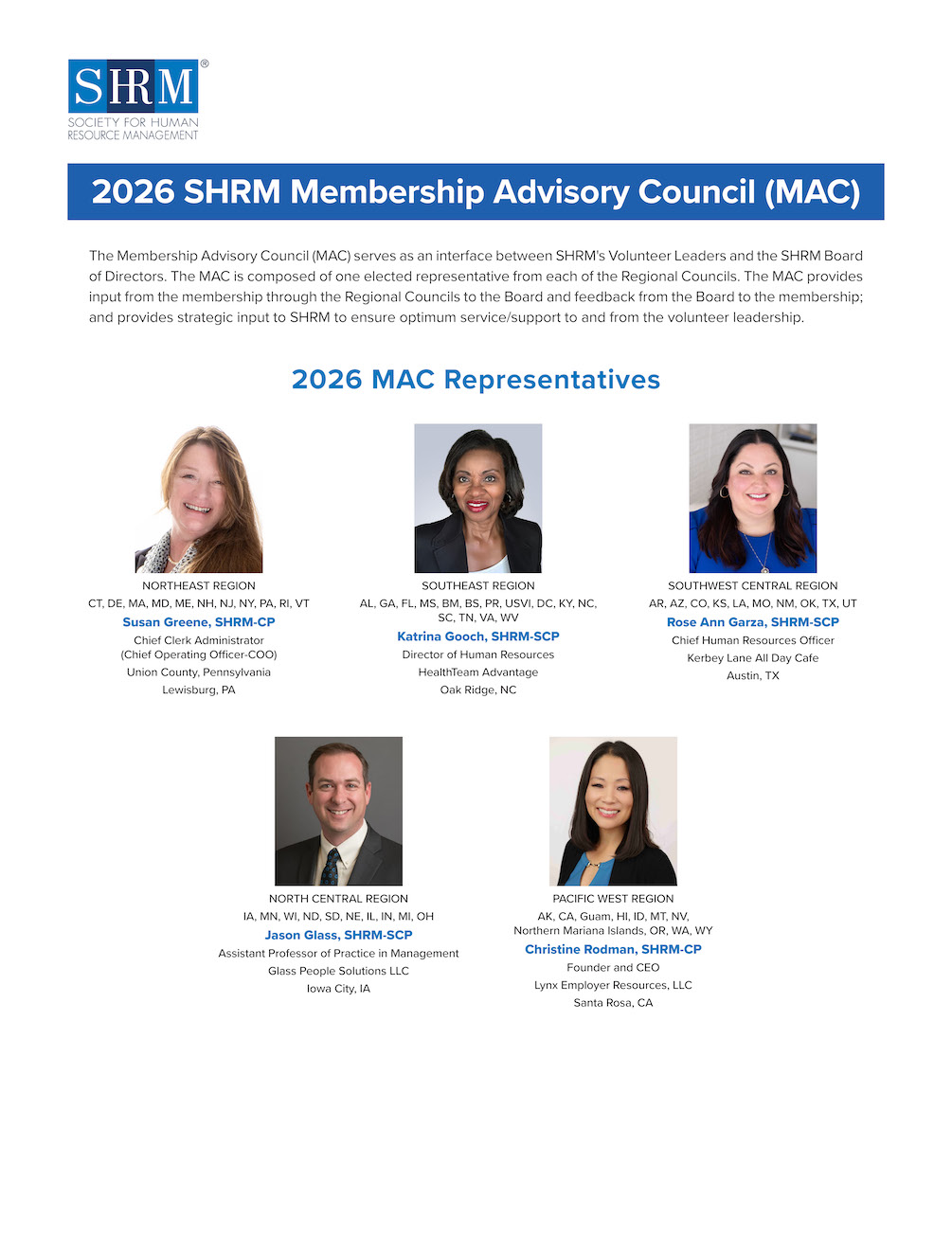 2026 SHRM Membership Advisory Council - HRProfessionalsMagazine