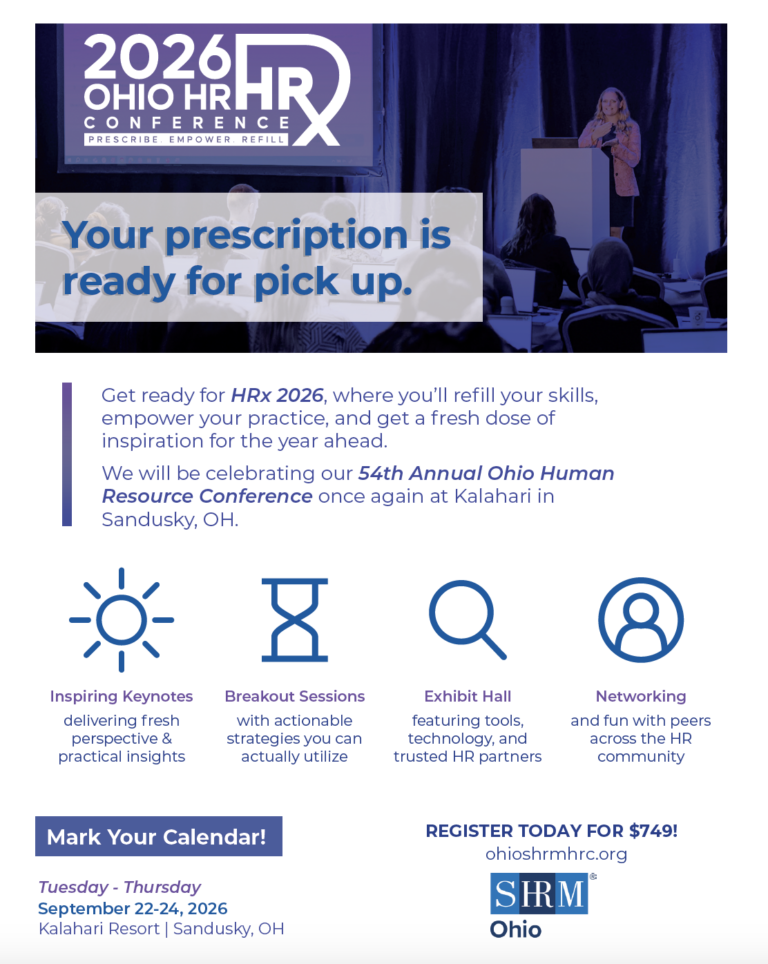2026 Ohio HR Conference September 22-24 - HRProfessionalsMagazine